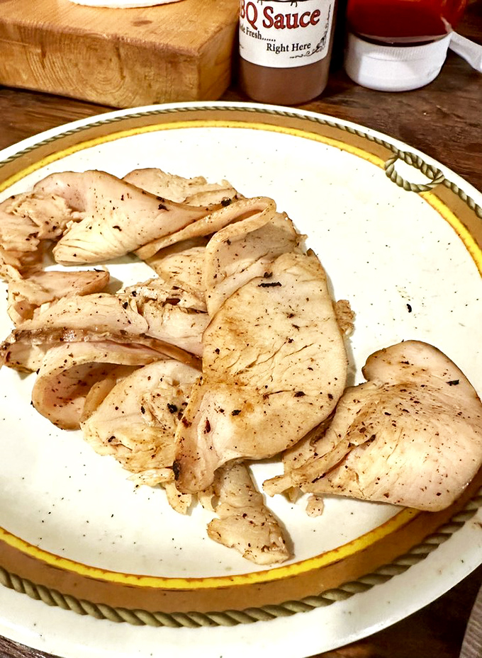 Smoked turkey so tender and perfectly seasoned, it makes you wonder why we only eat this bird once a year.