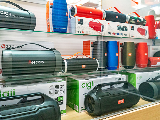 Portable speakers in every color and size imaginable&mdash;because nothing says "I respect my neighbors" like bringing your own soundtrack to the beach.