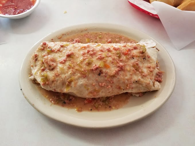 This burrito isn't just wrapped, it's embraced by a tortilla and smothered with such care you'll want to write it a thank-you note.