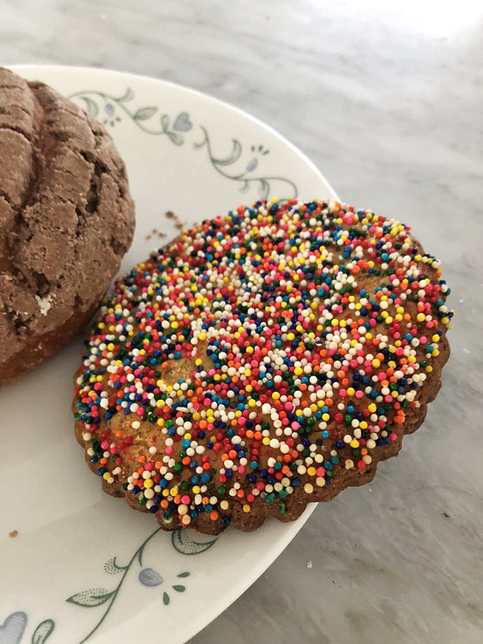 Sprinkles aren't just for kids! This cookie celebrates the inner child we all harbor, the one who still believes more color equals more flavor.