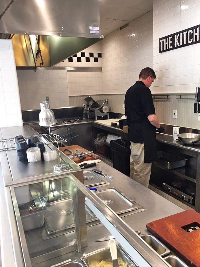 The kitchen &ndash; where sandwich magic happens. No smoke and mirrors here, just quality ingredients and time-honored techniques.