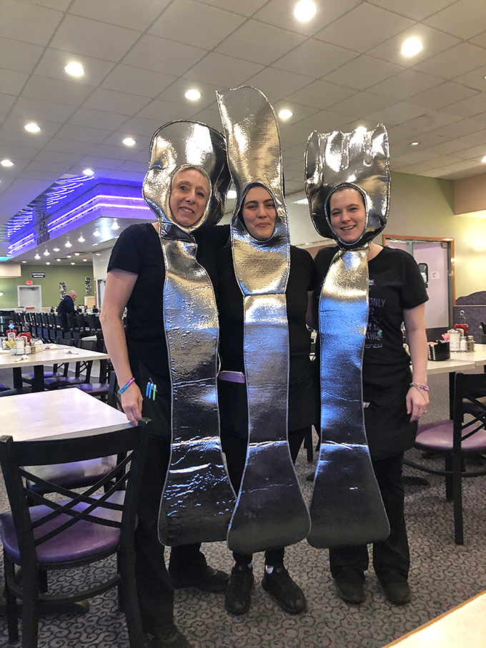 When your servers dress as silverware for fun, you know you've found a place where joy is served alongside the daily specials.