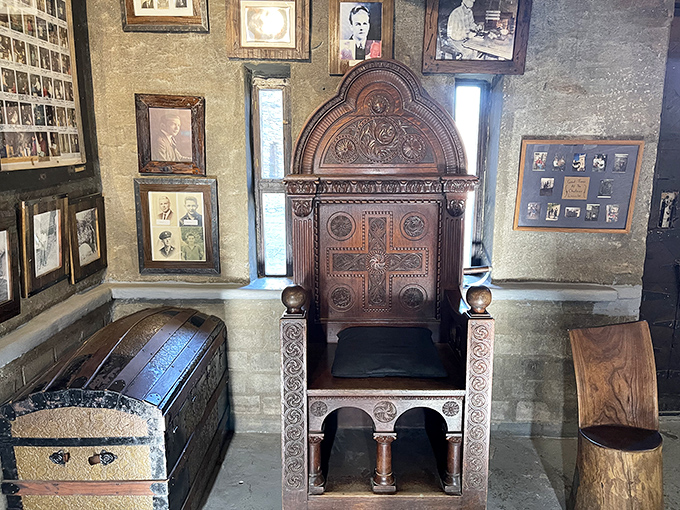 A throne chair that makes your recliner look like amateur hour furniture shopping.
