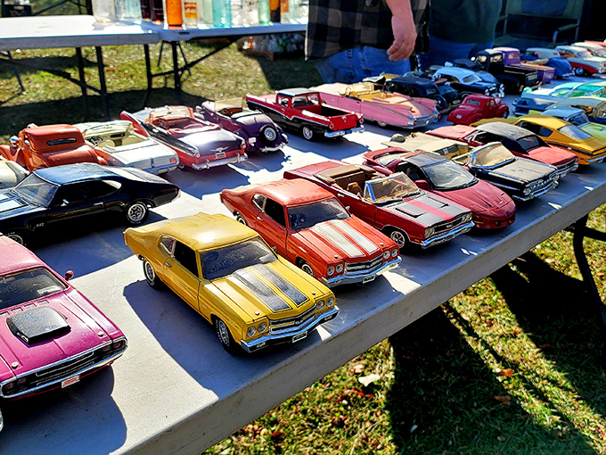 Muscle car museum in miniature! These die-cast beauties let you own a classic car collection without the inconvenience of a garage.