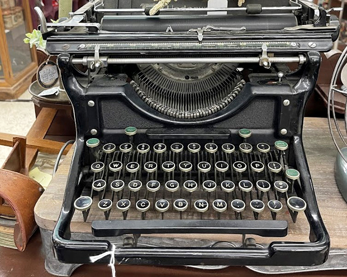 This vintage typewriter isn't just a machine&mdash;it's a portal to an era when thoughts had weight and every keystroke mattered.