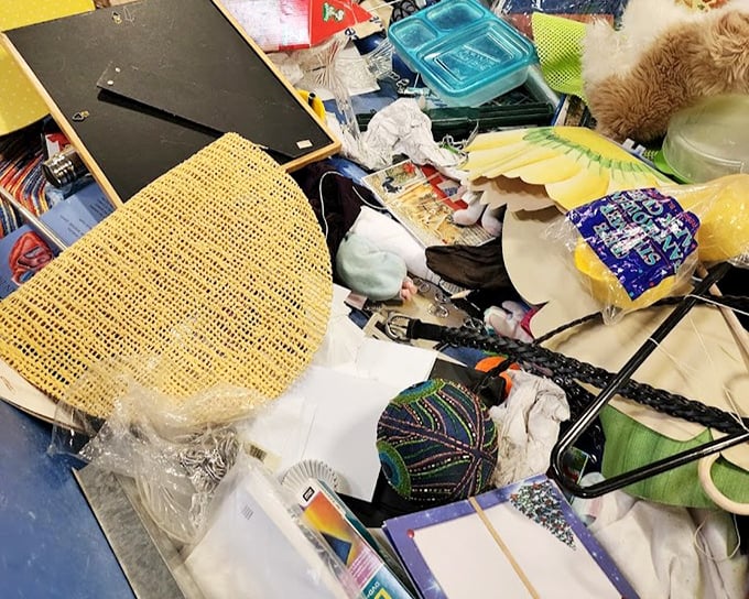 The beautiful chaos of possibility. One person's random assortment becomes another's perfect solution to problems they didn't know they had.