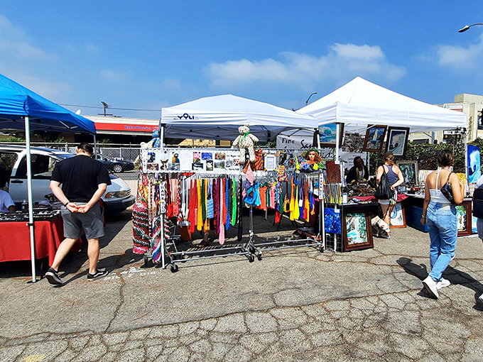 Colorful textiles and handcrafted goods create a rainbow of retail therapy &ndash; proof that shopping outdoors is good for the soul and dangerous for the wallet.