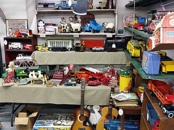 Childhood memories for sale! These vintage toys represent an era when imagination powered playtime and batteries were just something in your dad's flashlight.