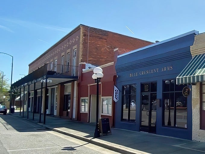 Bennettsville's Main Street features charming storefronts where antique treasures await discovery.