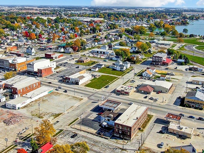 Celina's waterfront combines small-town charm with big-lake views that stretch to the horizon and beyond.