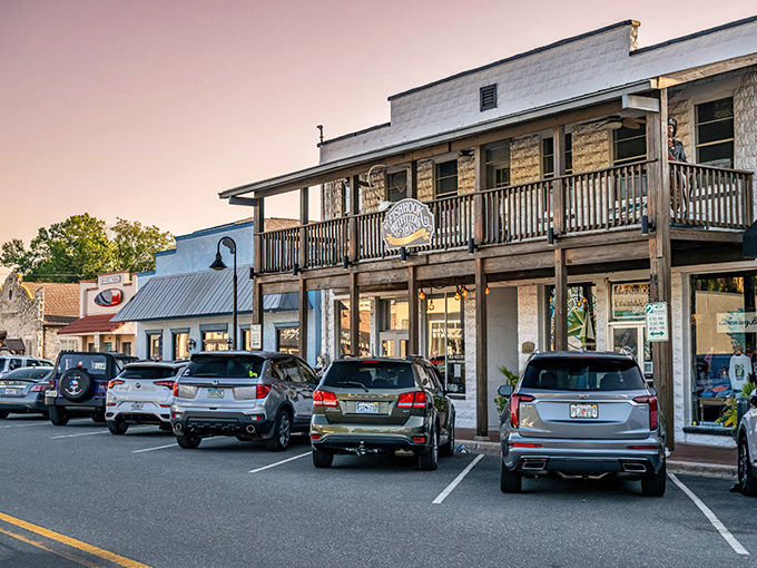 Crystal River's downtown sits ready for manatee watchers and budget-conscious retirees seeking paradise. 
