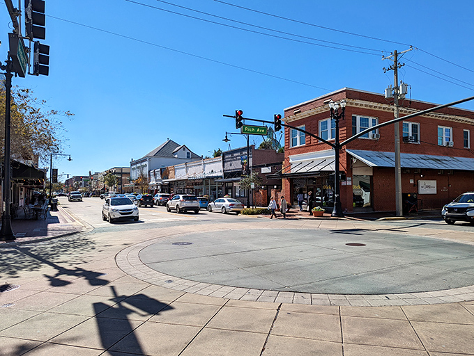 DeLand's tree-lined downtown showcases Florida's historic small-town charm with brick streets and buildings that have witnessed a century of stories.