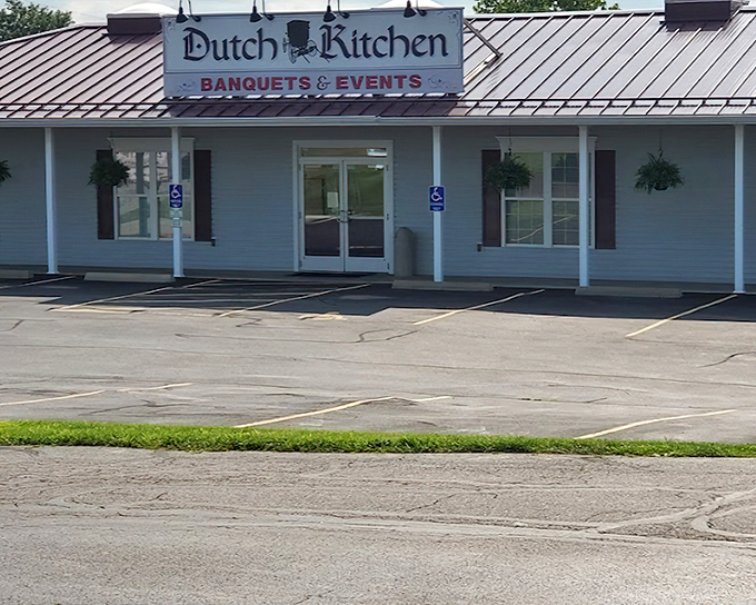 Dutch Kitchen's simple entrance belies the complexity of flavors within. Sometimes the most unassuming doors lead to the most unforgettable meals.