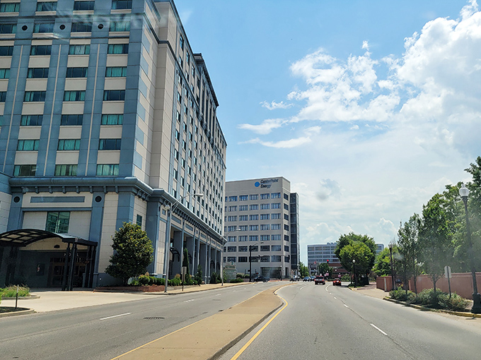 Evansville's downtown skyline proves you don't need a fortune to retire with urban amenities. Those historic buildings house affordable adventures!