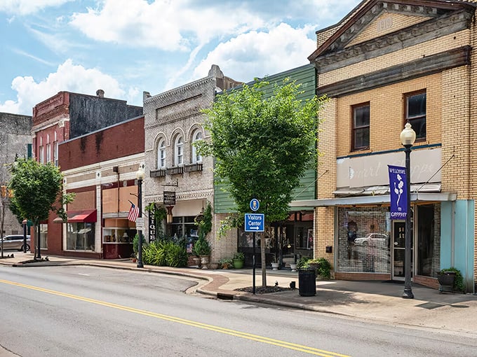 Gaffney's colorful downtown mural brightens even the cloudiest day, a splash of creativity that makes running errands feel festive.