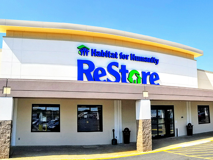 ReStore's clean, modern facade houses a DIYer's paradise. Home improvement heaven without the heavenly prices!