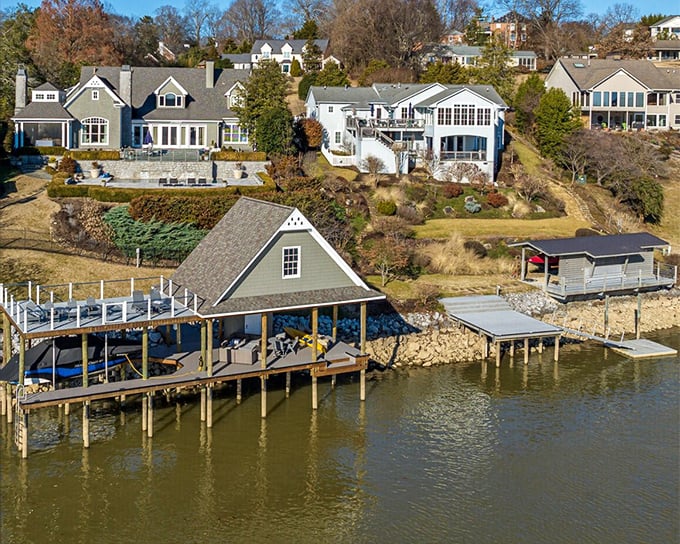 The peaceful Duck River meanders through Middle Tennessee's countryside, its gentle waters home to families of geese enjoying a sunny day.