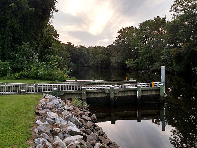 Laurel's tranquil waterway offers a peaceful respite and a glimpse into the town's shipping history.