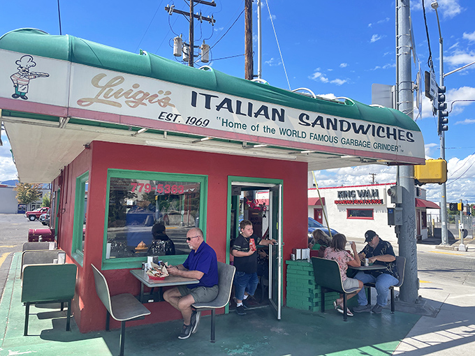 Luigi's tiny red building has been a Medford landmark since 1969&mdash;proof that greatness doesn't require square footage.
