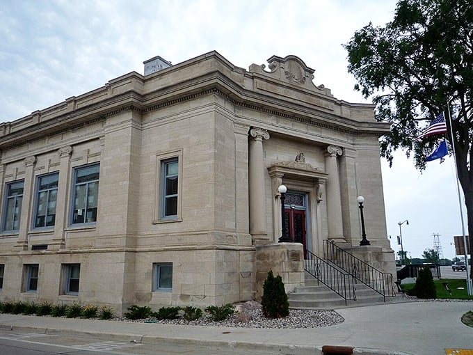 Marinette's classic architecture, stately and strong. You can almost hear the echoes of history here. Simply impressive design!