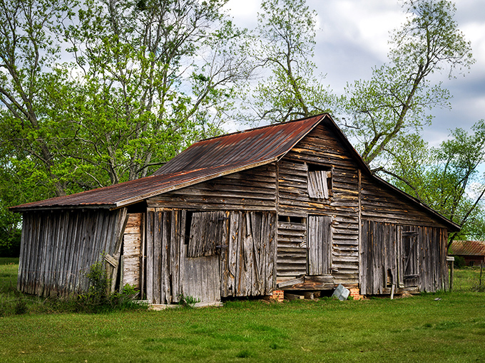 Parrott's weathered barn speaks of agricultural traditions that built Georgia's small-town character and spirit.