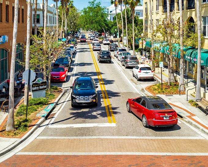 Downtown Safety Harbor buzzes with charm&mdash;shops, caf&eacute;s, and palm trees make this Florida main street feel like home with a vacation twist.