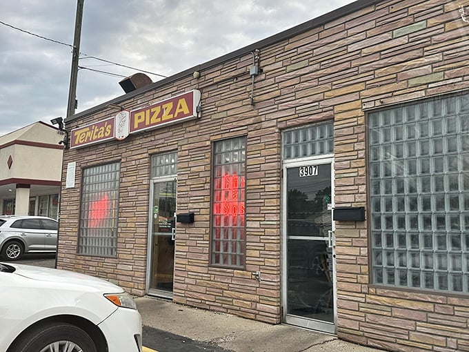 Terita's Pizza: That stone facade has witnessed more pizza pilgrimages than most religious sites see in a decade.