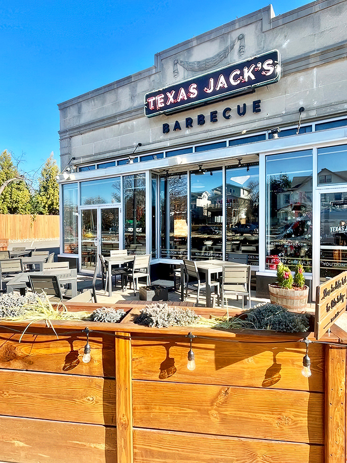 Texas Jack's sleek exterior brings barbecue into the 21st century without forgetting its smoky roots.