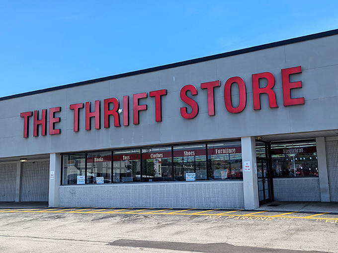 "THE THRIFT STORE" &ndash; when your name is this straightforward, your bargains better speak for themselves (and they do!).