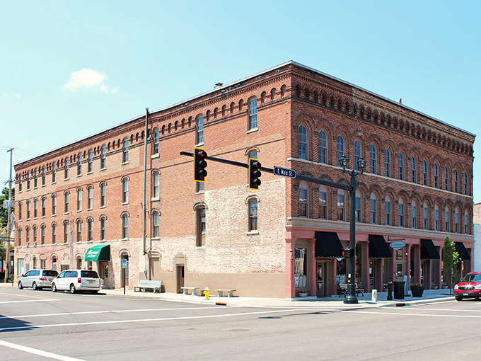Tipp City's historic district features beautifully preserved buildings where modern businesses thrive behind century-old facades.