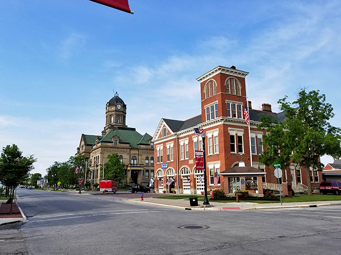 Small-town courthouse squares remain America's beating heart, where democracy meets community in perfect harmony.