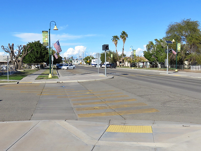 Westmorland's sun-drenched streets showcase its desert small-town appeal. The pace is slower, but that's the point!