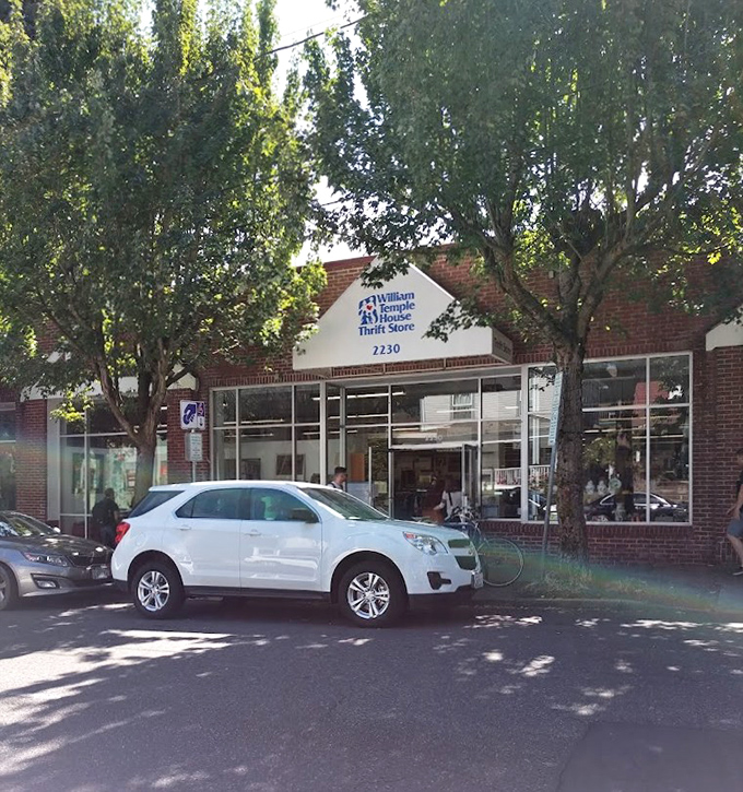 William Temple House's brick facade offers old-world charm, housing modern treasures waiting for their second act.