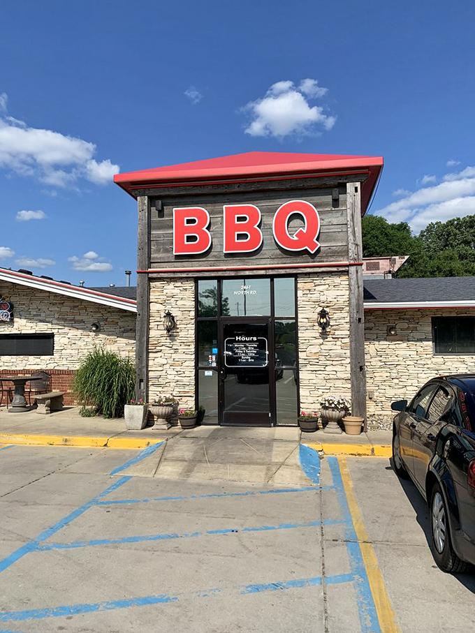 "That giant 'BBQ' sign isn't subtle, but neither are the flavors inside. When you're this good, why whisper?"