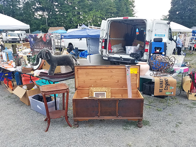 Organized chaos of the best kind at Blue Ridge. Those colorful displays are practically begging to go home with you.