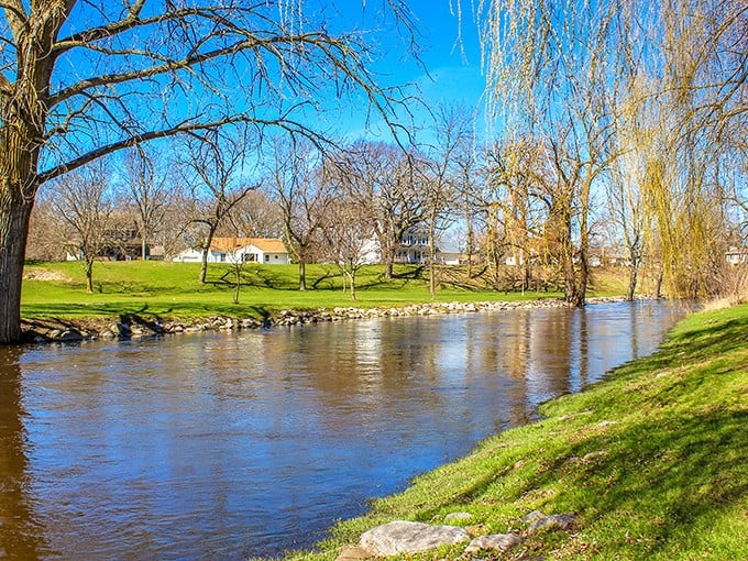 The gentle flow of Koshkonong Creek through Cambridge mirrors the unhurried pace that makes retirees sigh with relief when they arrive.
