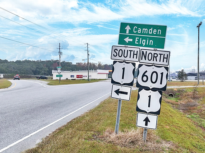 Camden's crossroads mark the intersection of history and affordability. Even the road signs point to budget-friendly living in this charming community.