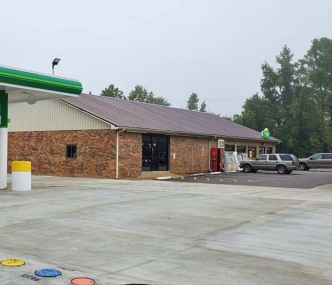 That BP station might look ordinary, but it's the heartbeat of a town where everyone knows your name.