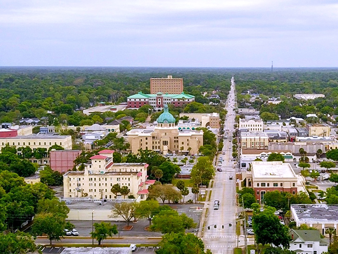 DeLand's historic district blends college-town energy with old Florida architecture&mdash;where brick buildings and Spanish moss create perfect harmony.