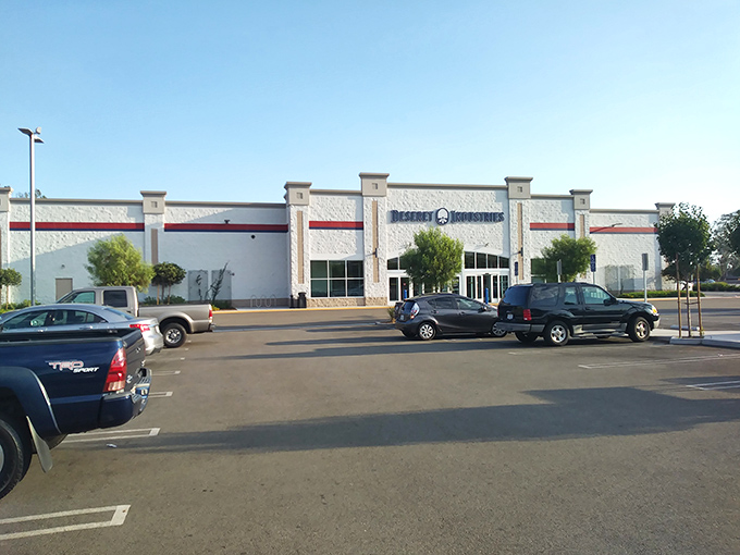 That impressive facade suggests this isn't just shopping - it's an expedition into the wonderful world of secondhand surprises.