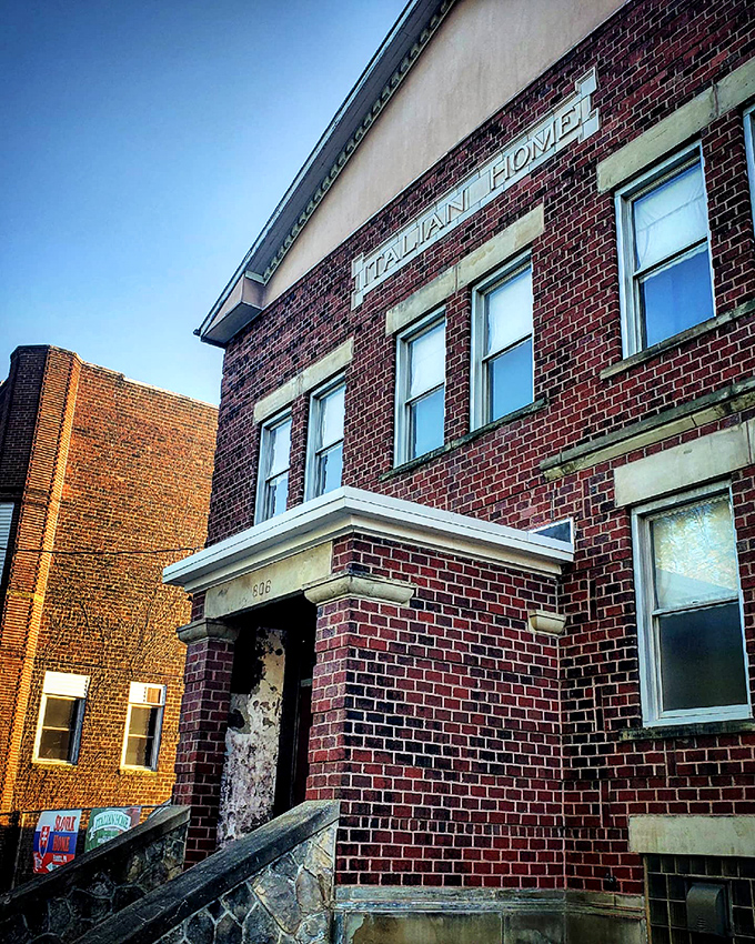 The Italian Home building in Farrell represents the rich cultural heritage of this budget-friendly community perfect for retirement.