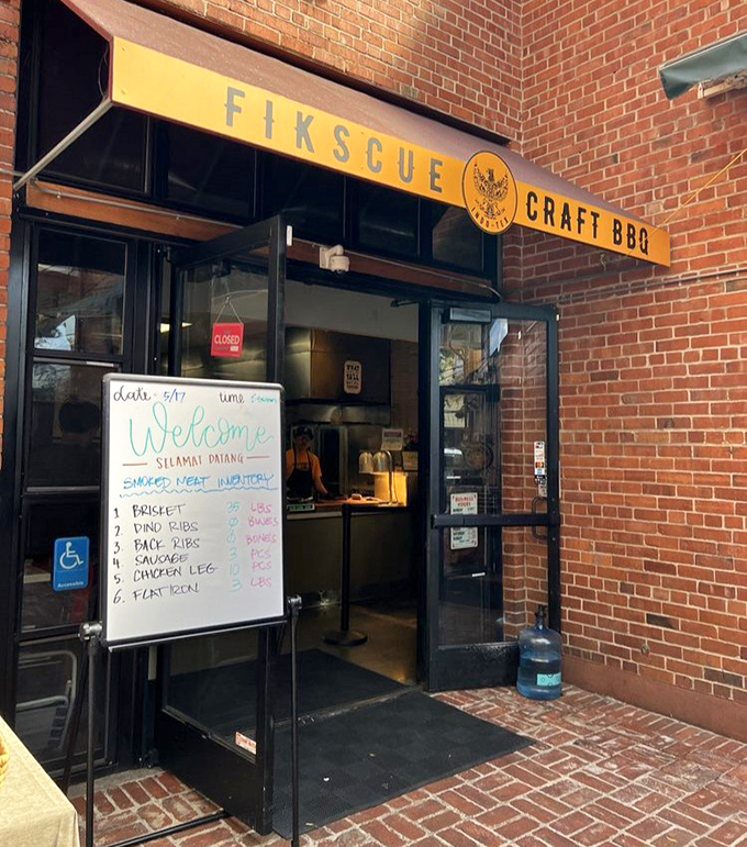 That whiteboard menu at Fikscue isn't just information&mdash;it's a treasure map. When they list "brisket" first, they're telling you exactly what you need to know.
