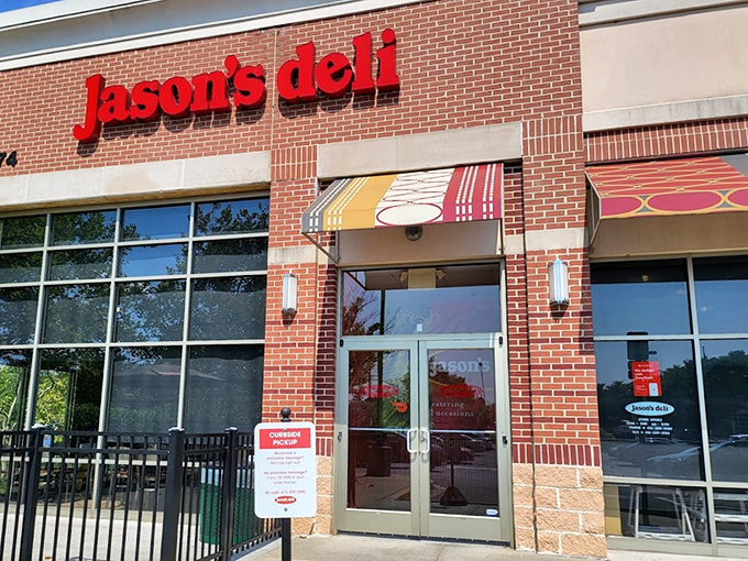 Where sandwich dreams come in all sizes. Jason's bright red sign is like a lighthouse guiding hungry souls to sandwich salvation.