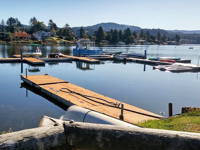 Where boats bob gently in protected waters. The perfect place to master your sea legs without the seasickness.