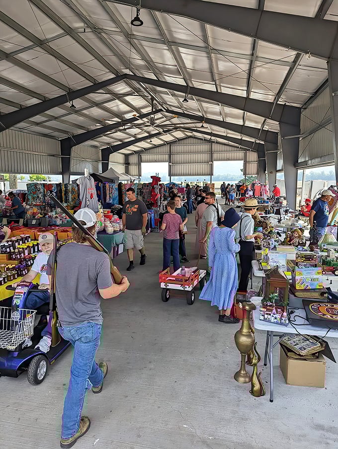 Under metal rafters, a world of wonders unfolds. That brass lamp might be ordinary&mdash;or the next item on Antiques Roadshow!
