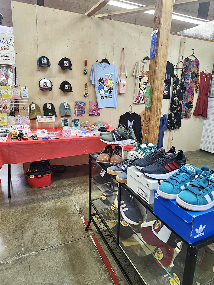 Sneakerheads and bargain hunters unite at M & S Sales, where brand names meet budget-friendly prices.