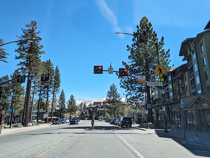 Snow-capped peaks watch over Mammoth Lakes' streets &ndash; where alpine architecture meets California cool.