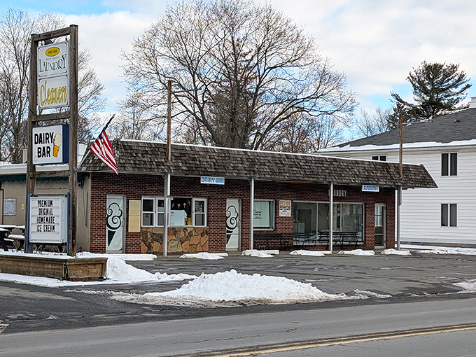 Spring blooms frame Milford's streets like nature's own welcome mat.
