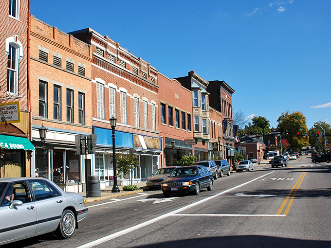 The heart of Amish Country beats in Millersburg, where modern cars park alongside buildings that haven't changed in generations.