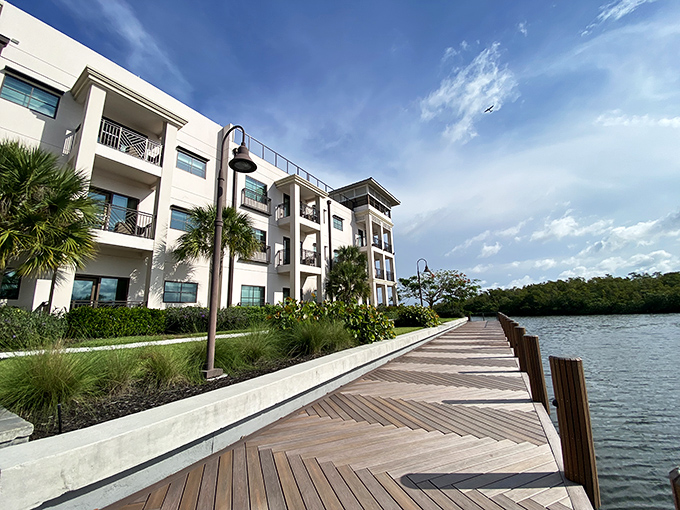 Elegant waterfront homes in Naples make you wonder if you should have chosen a different career path.